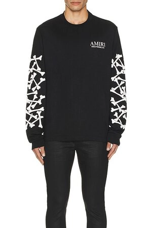 Amiri Bones Stacked Long Sleeve Tee