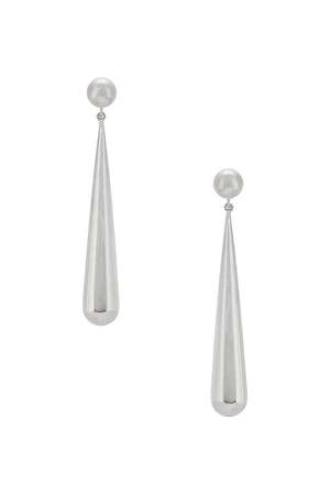 Lié Studio Louise Sterling Drop Earrings - Silver