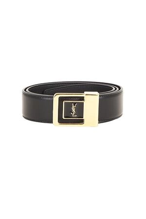 Saint Laurent La 66 Buckle Belt - Nero