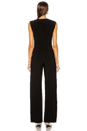 Norma Kamali Sleeveless Wide Leg Jumpsuit