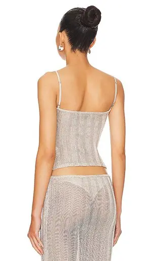 GUIZIO Slinky Rib Knit Tank