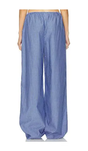 HELSA Pinstripe Poplin House Pants