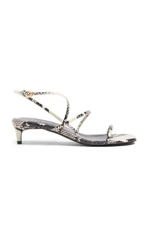 Khaite Loop Strappy Sandals - Animal