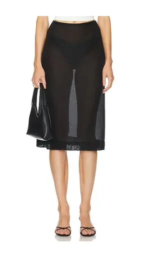 L'academie Gabin Midi Skirt