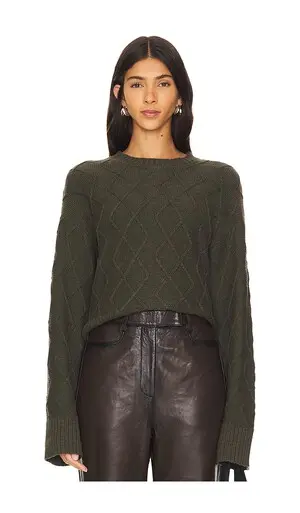 Sanctuary Coastal Cable Crewneck Sweater
