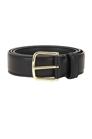 THE ROW Classic Belt In Box Calf Leather - Black Ang