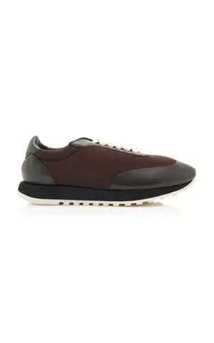THE ROW Owen Leather-trimmed Sneakers - Multi