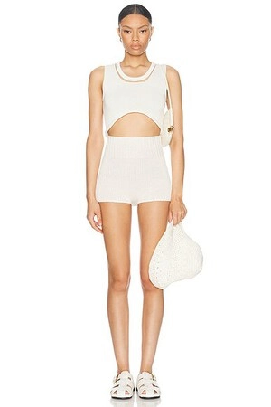 AISLING CAMPS Cropped Tank Top