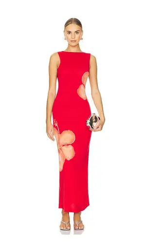LOVERS AND FRIENDS Vicenta Maxi Dress - Red