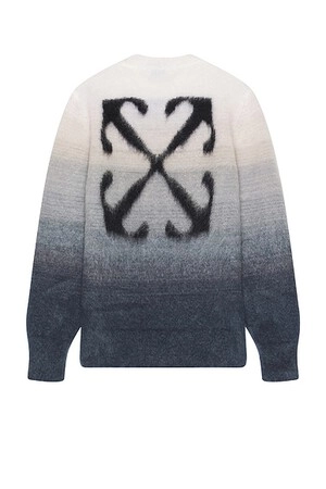 Off-White Mohair Arrow Gradient Knit
