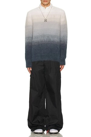 Off-White Mohair Arrow Gradient Knit