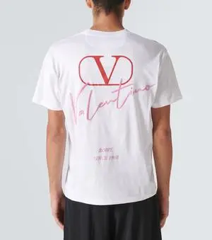 Valentino Garavani Logo Cotton Jersey T-shirt