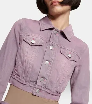MAISON MARGIELA Cropped Denim Jacket