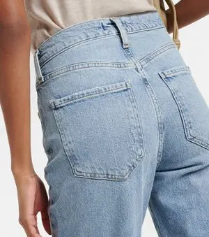 AGOLDE Riley High-rise Cropped Slim Jeans