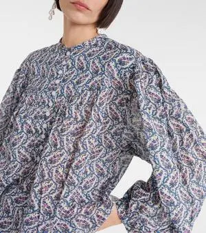MARANT ETOILE Salika Printed Cotton Top
