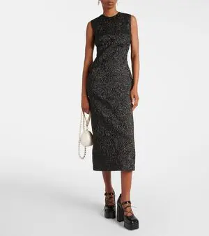 Simone Rocha Cloque Midi Dress