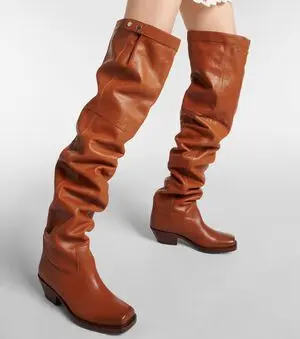 Isabel Marant Étoile Amati Leather Over-the-knee Boots