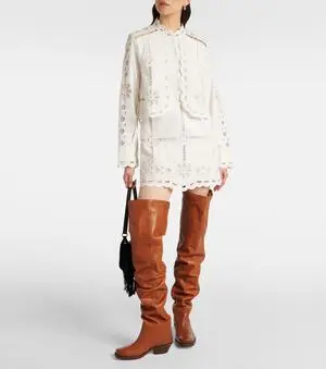 Isabel Marant Étoile Amati Leather Over-the-knee Boots