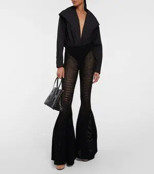 Alaïa Hooded Cotton Bodysuit