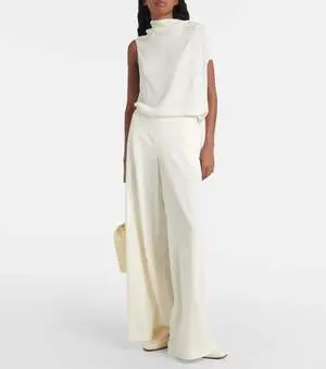 THE ROW Dela Wide-leg Trousers