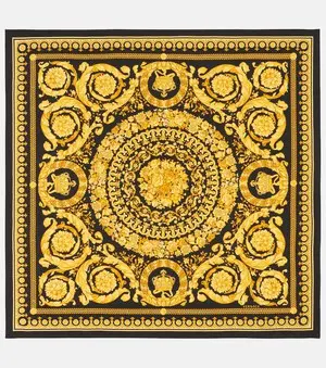 Versace Barocco Silk Scarf - Multicoloured