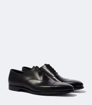 George Cleverley Harry Leather Oxford Shoes - Black
