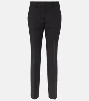 Gabriela Hearst High-rise Straight Wool Trousers