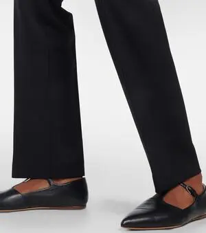 Gabriela Hearst High-rise Straight Wool Trousers