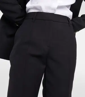Gabriela Hearst High-rise Straight Wool Trousers