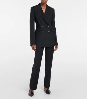 Gabriela Hearst High-rise Straight Wool Trousers