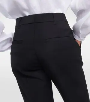 Gabriela Hearst High-rise Straight Wool Trousers