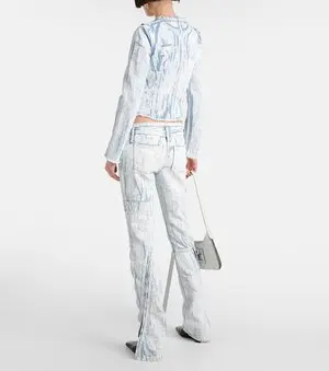 Acne Studios Printed Denim Jacket