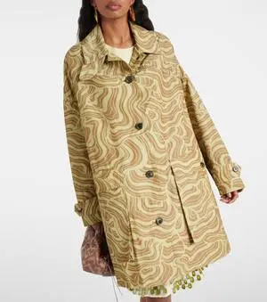 Dries Van Noten Printed Coat