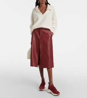 TOD'S Kate Slip-on Sneakers In Rosso Cremisi