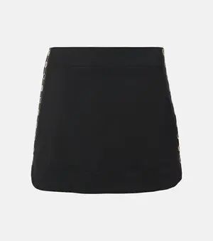Emilio Pucci Silk Miniskirt - Black