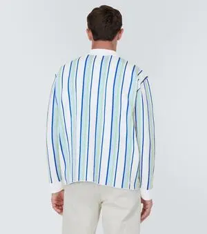 Jacquemus La Chemise Maille Polo Striped Shirt
