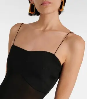 Jacquemus La Robe Fino Gown - Black