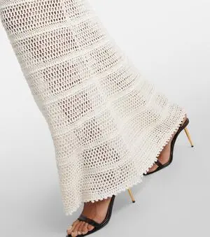 TOM FORD Halterneck Crochet Maxi Dress