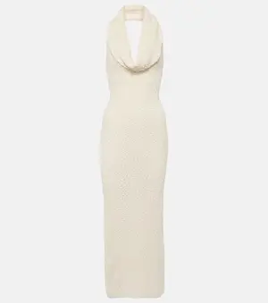 Magda Butrym Cotton-blend Boucle Midi Dress - White
