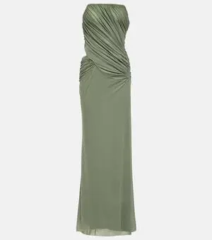 Christopher Esber Cutout Jersey Maxi Dress - Green
