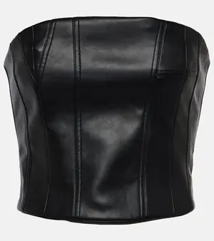 Amiri Zip-up Bustier Top