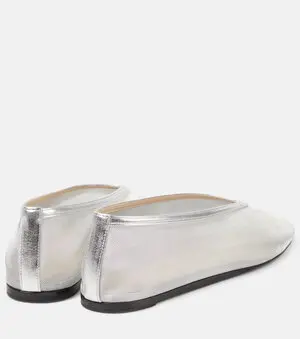 Le Monde Beryl Luna Mesh Ballet Flats