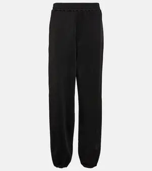 JIL SANDER Wool-blend Sweatpants - Black