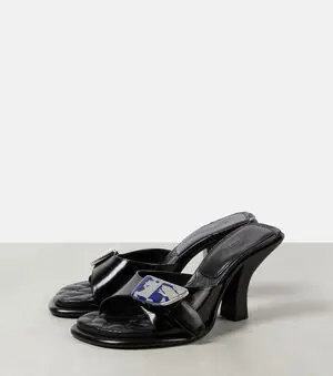Burberry Leather Mules