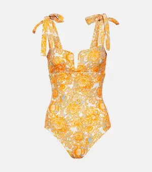 La DoubleJ Barbarella Floral One-piece Swimsuit - Multicoloured