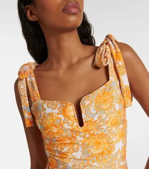 La DoubleJ Barbarella Floral One-piece Swimsuit