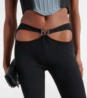 MUGLER Cutout Leggings