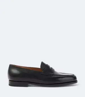 John Lobb Lopez Leather Loafers