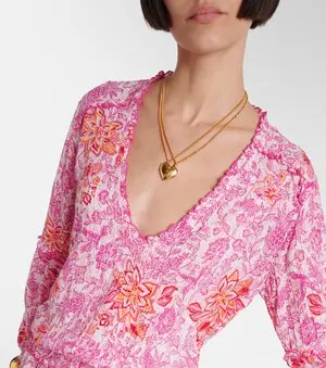 Poupette St Barth Printed Minidress