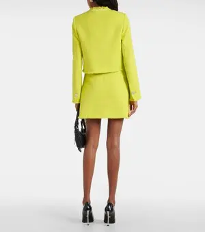 Versace Cotton-blend Bouclé Jacket